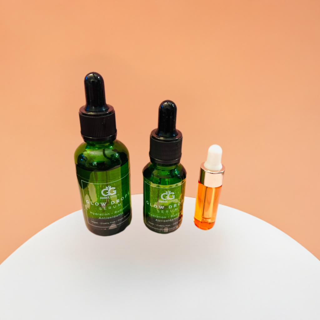 Glow Drops Facial Oil Serum – GingerGanics