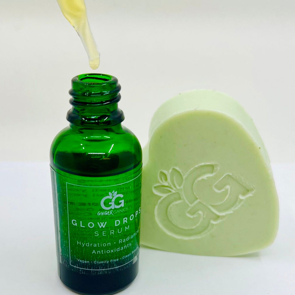Glow Drops Facial Oil Serum – GingerGanics